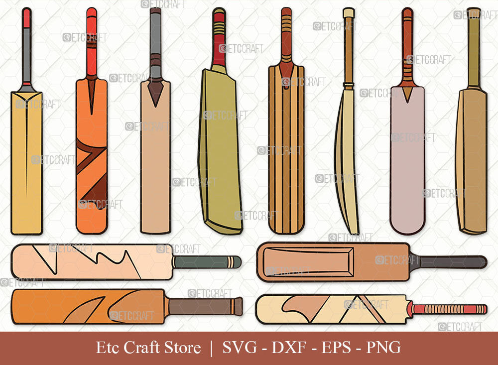 Cricket Bat SVG, Bat Clipart, Sports Svg, Cricket Svg, Bat Svg, Sports ...