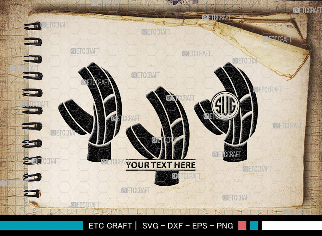 Cricket Hand Gloves Monogram, Cricket Hand Gloves Silhouette, Hand ...