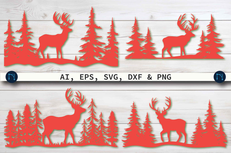 Cricut Christmas Reindeer SVG Bundle - So Fontsy