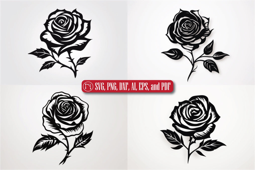 Cricut Flower SVG Cut File Bundle - So Fontsy