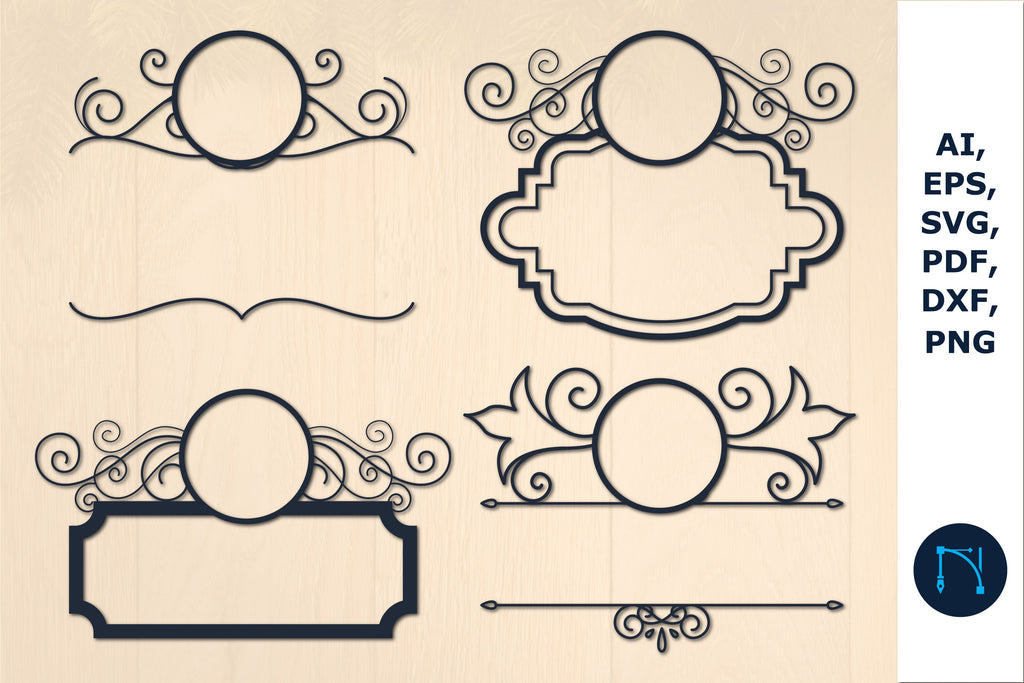 Cricut Mailbox Monogram SVG Bundle - So Fontsy