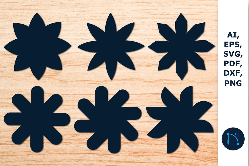 Cricut Paper Flower Templates SVG Bundle - So Fontsy