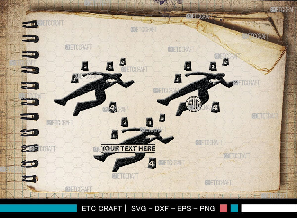 Crime Scene Murder Monogram, Crime Scene Murder Silhouette, Crime Scene ...