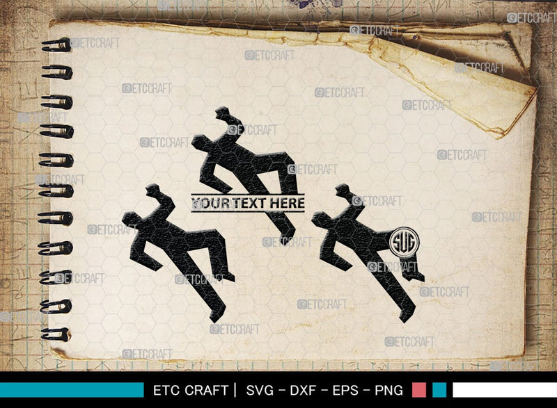 Crime Scene Murder Monogram, Crime Scene Murder Silhouette, Crime Scene ...