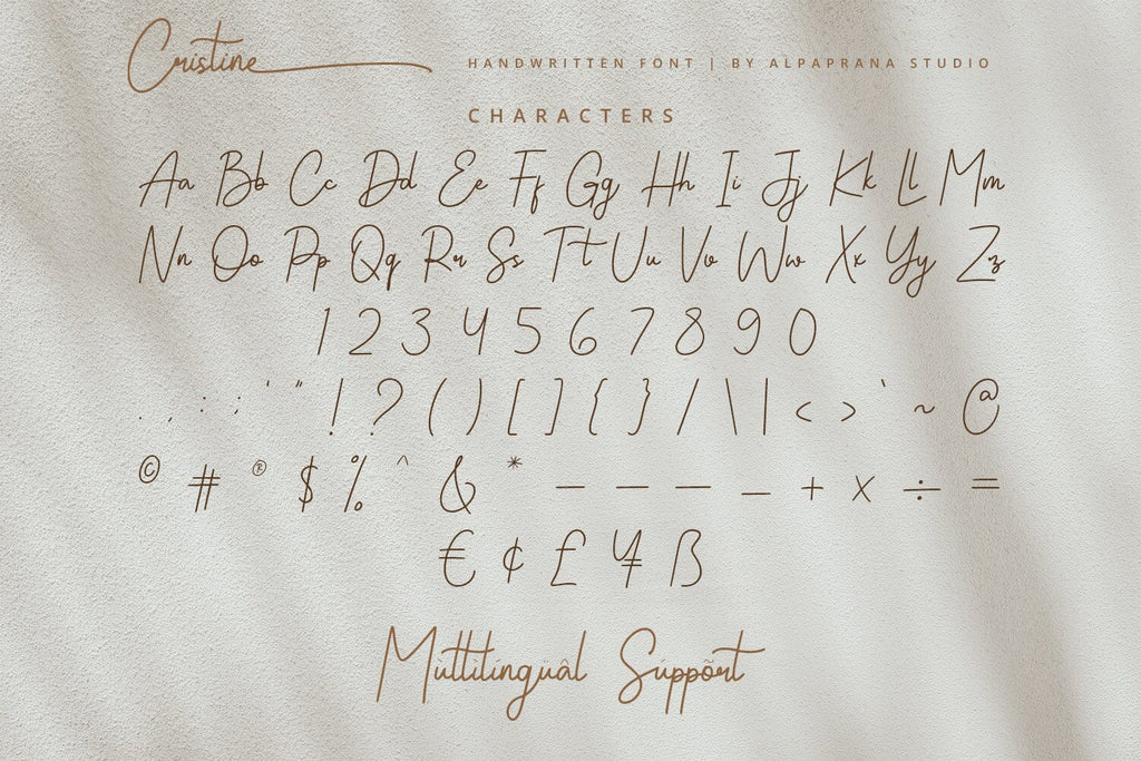 Cristine - Handwritten Font - So Fontsy
