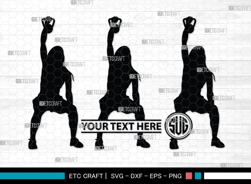 Cross Fit Monogram, Cross Fit Silhouette, Cross Fit SVG, Fitness Svg ...