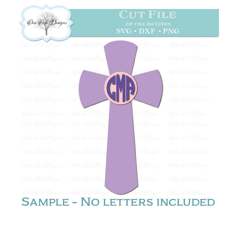 Cross Monogram Frame - So Fontsy
