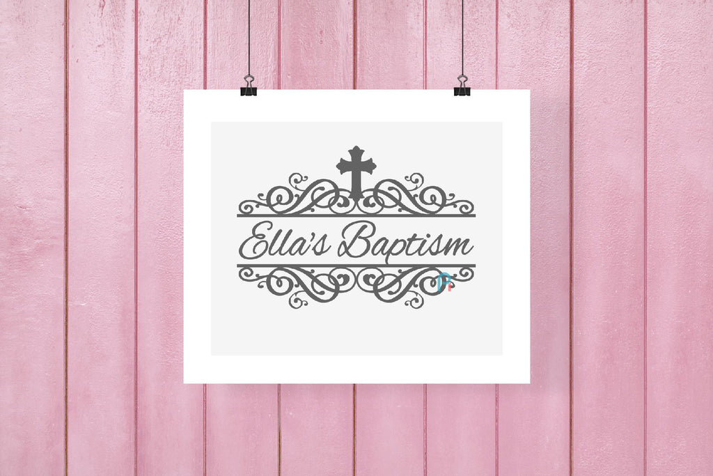 Cross Monogram Svg, Cross Split Monogram Svg,Cross Swirl Svg - So Fontsy