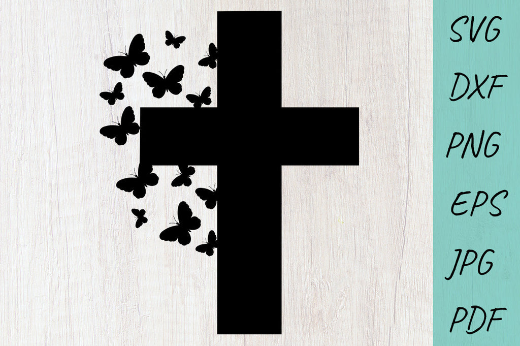 Cross svg, Butterfly SVG, Butterfly Cross SVG - So Fontsy
