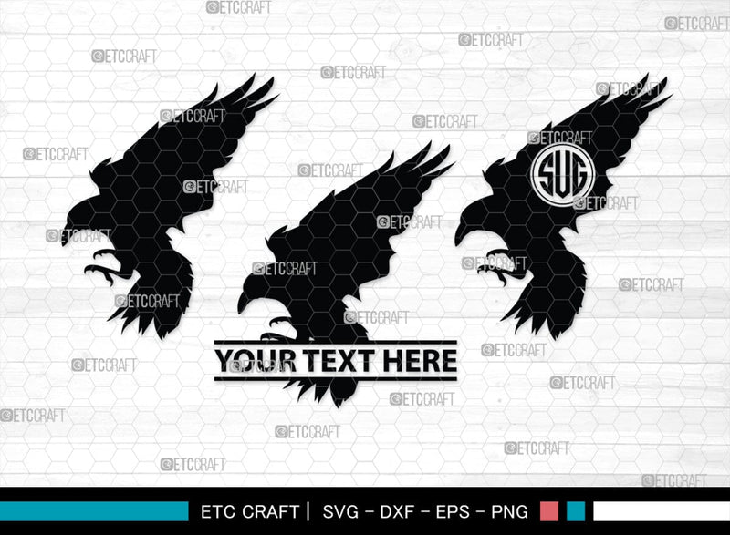 Crow Monogram, Crow Silhouette, Crow SVG, Raven Svg, Blackbird Svg ...