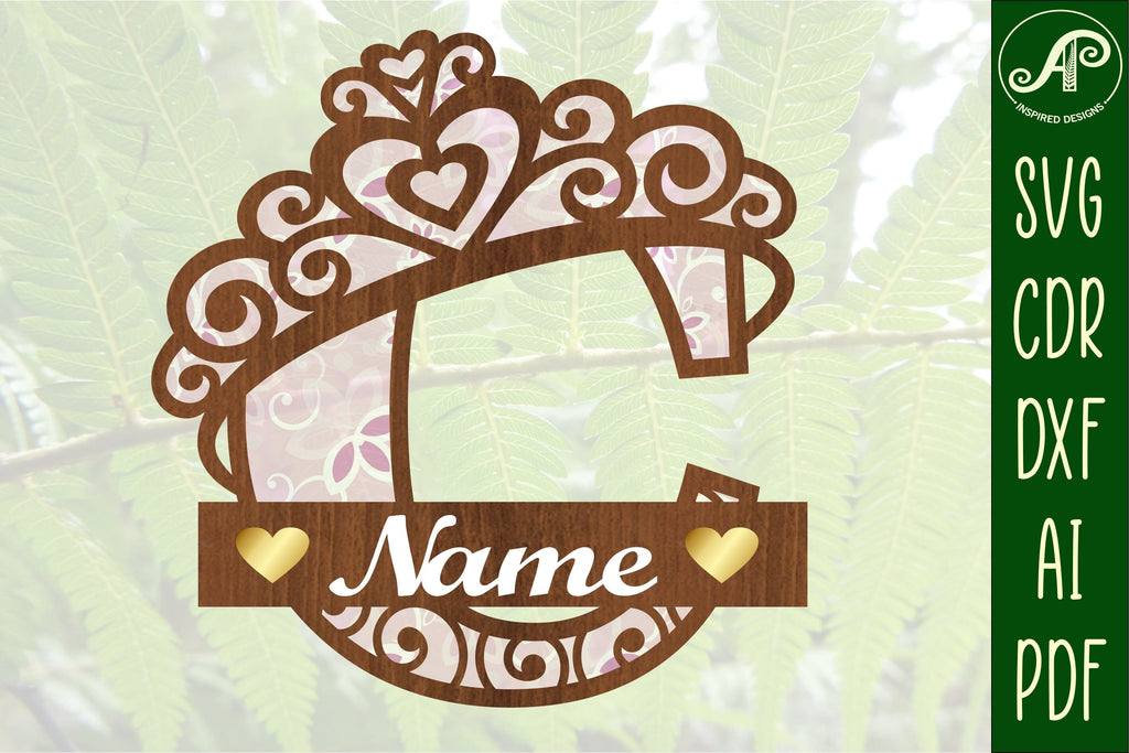 Crown capital monogram letter C SVG - So Fontsy