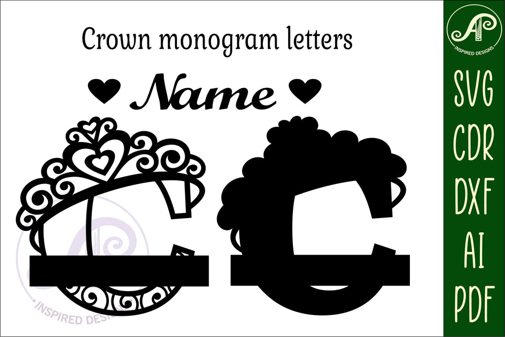 Crown capital monogram letter C SVG - So Fontsy