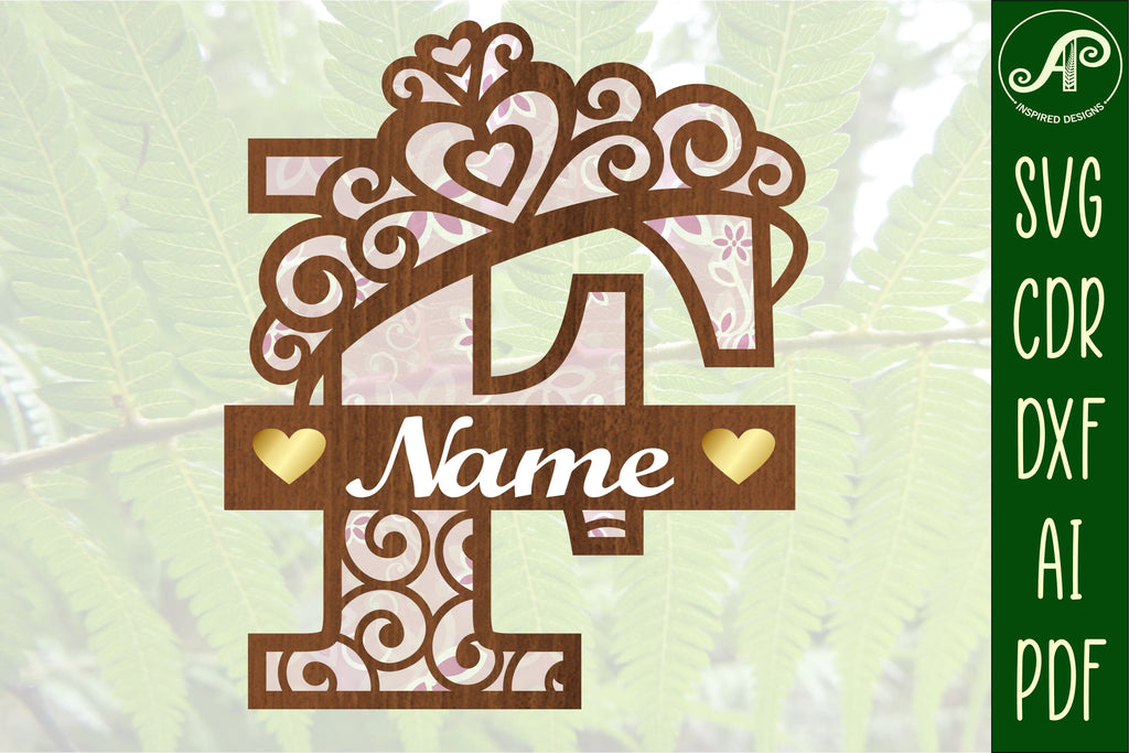 Crown capital monogram letter F SVG - So Fontsy