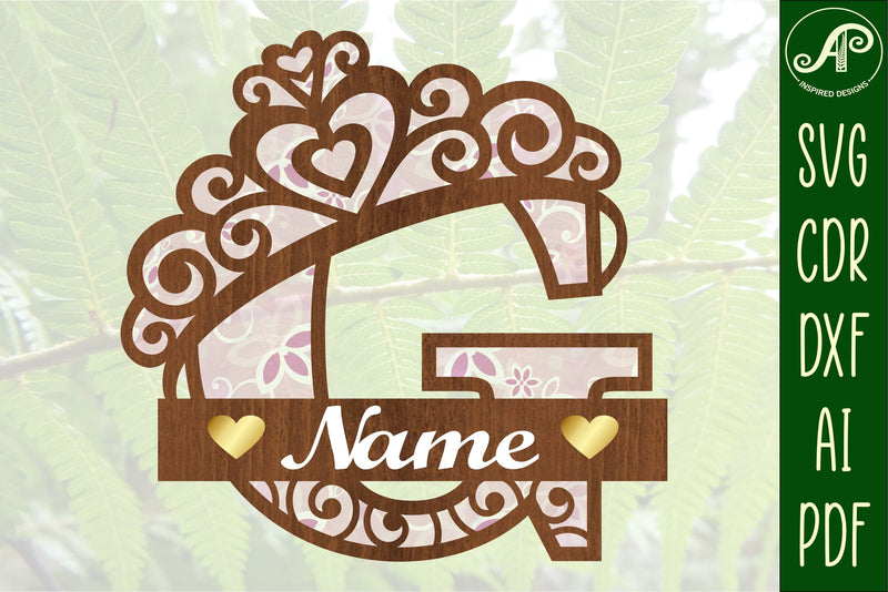 Crown capital monogram letter G SVG - So Fontsy