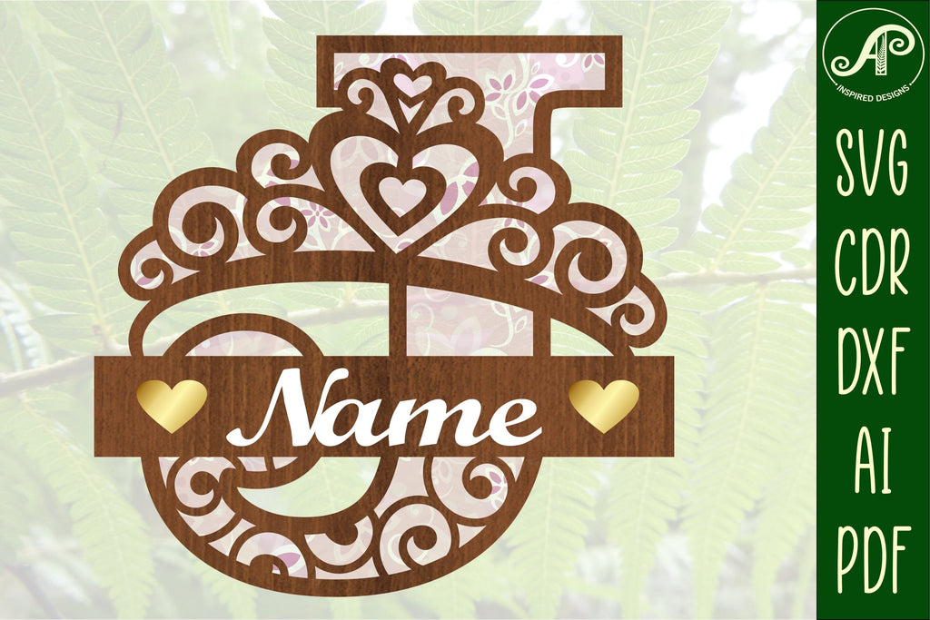 Crown capital monogram letter J SVG - So Fontsy