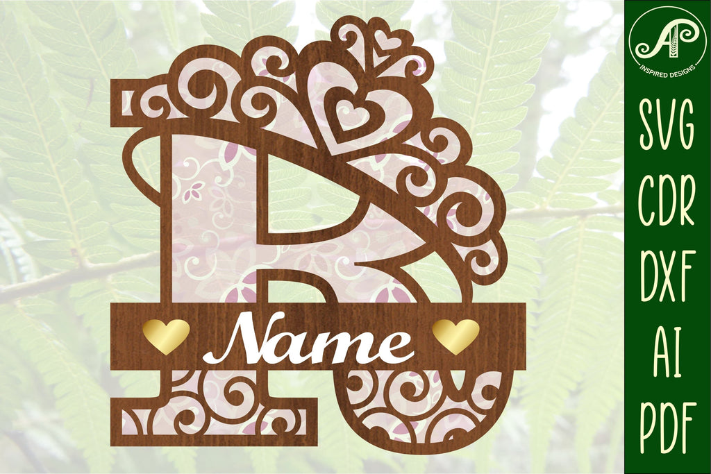 Crown capital monogram letter R SVG - So Fontsy