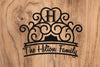 Crown split monogram cut file - So Fontsy