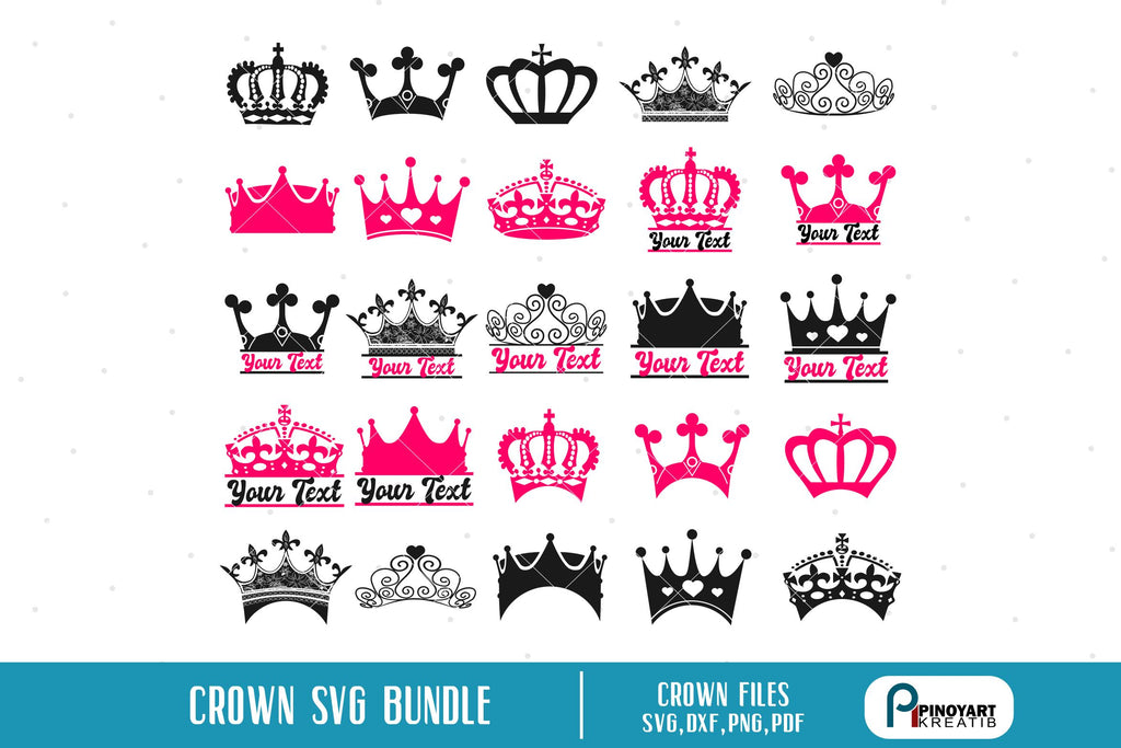 Crown Svg Bundle - So Fontsy