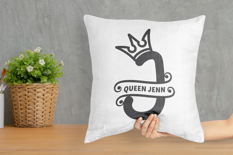 Crown Split Alphabet Set A to Z SVG - So Fontsy