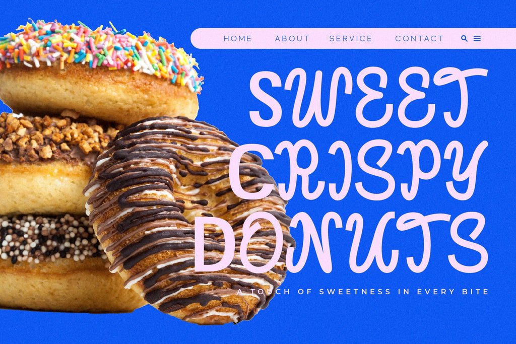 Crust Flavor Typeface - So Fontsy