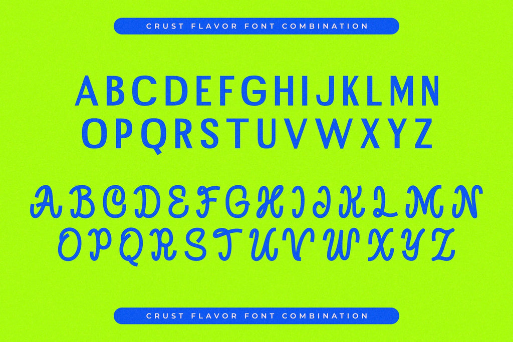 Crust Flavor Typeface - So Fontsy