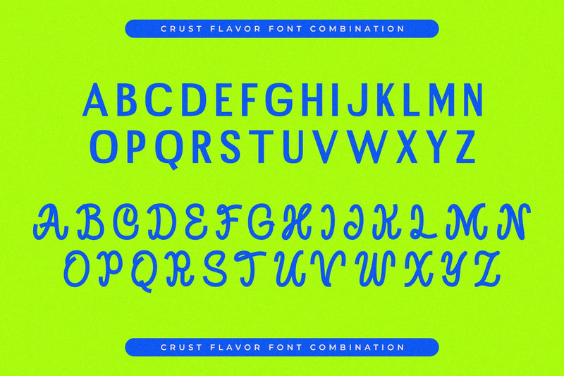 Crust Flavor Typeface - So Fontsy