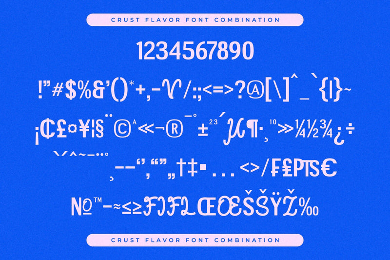 Crust Flavor Typeface - So Fontsy