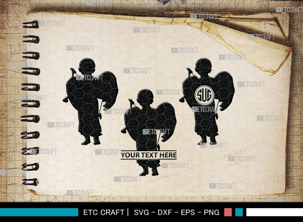 Cupid Monogram, Cupid Silhouette, Cupid SVG, Valentines Cupid Svg ...