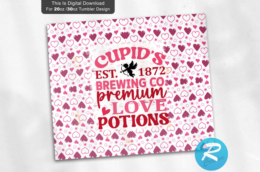 Cupid's est.1872 brewing co. premium love potions 20 oz / 30 oz Tumbler ...