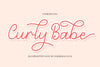 Curly Babe - So Fontsy