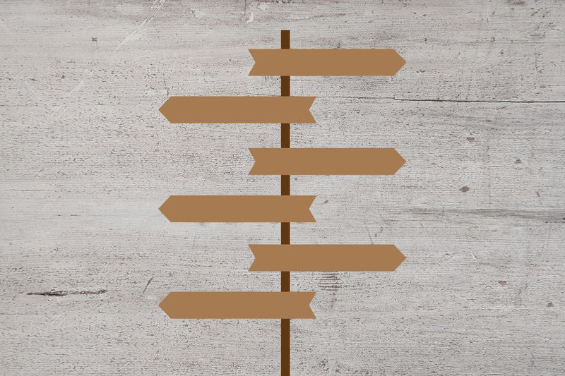 Customizable Sign Post - So Fontsy