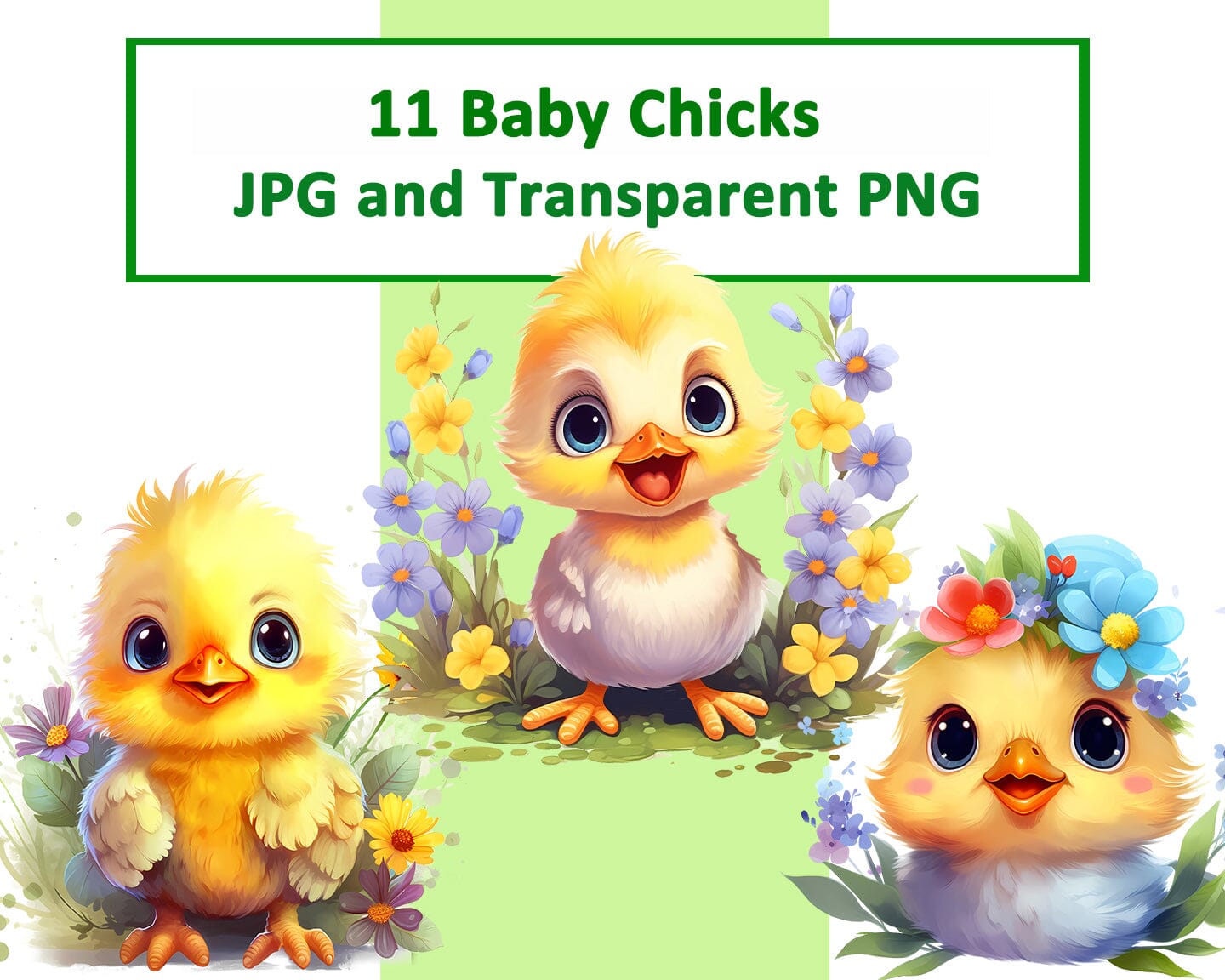 Cute Baby Chick Sublimation JPG PNG - So Fontsy