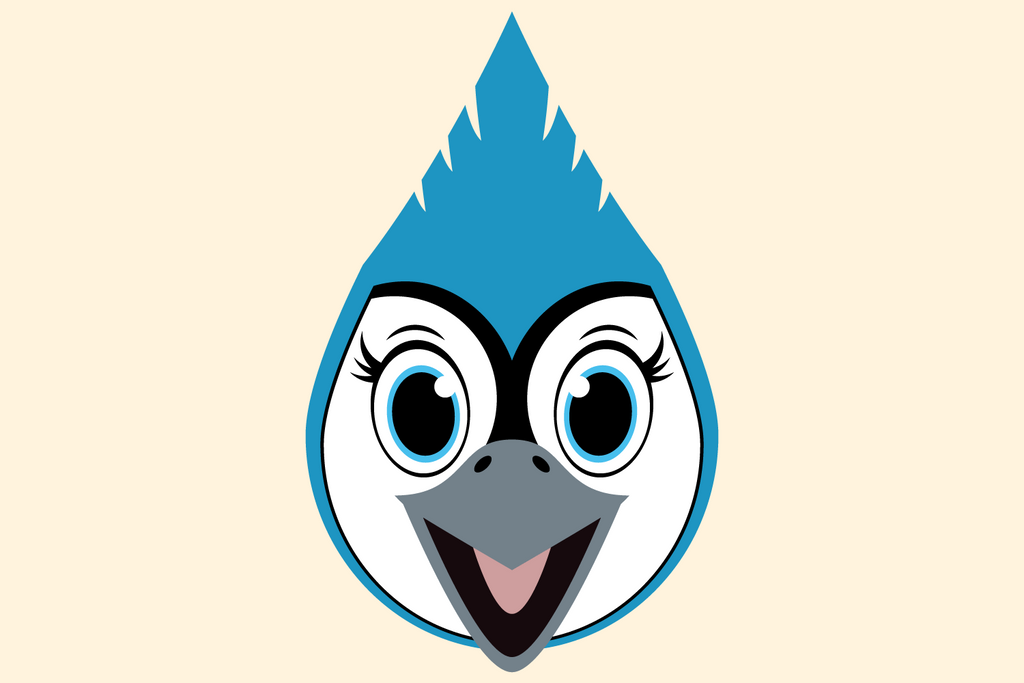Cute Blue Jay Faces | Woodland SVG - So Fontsy