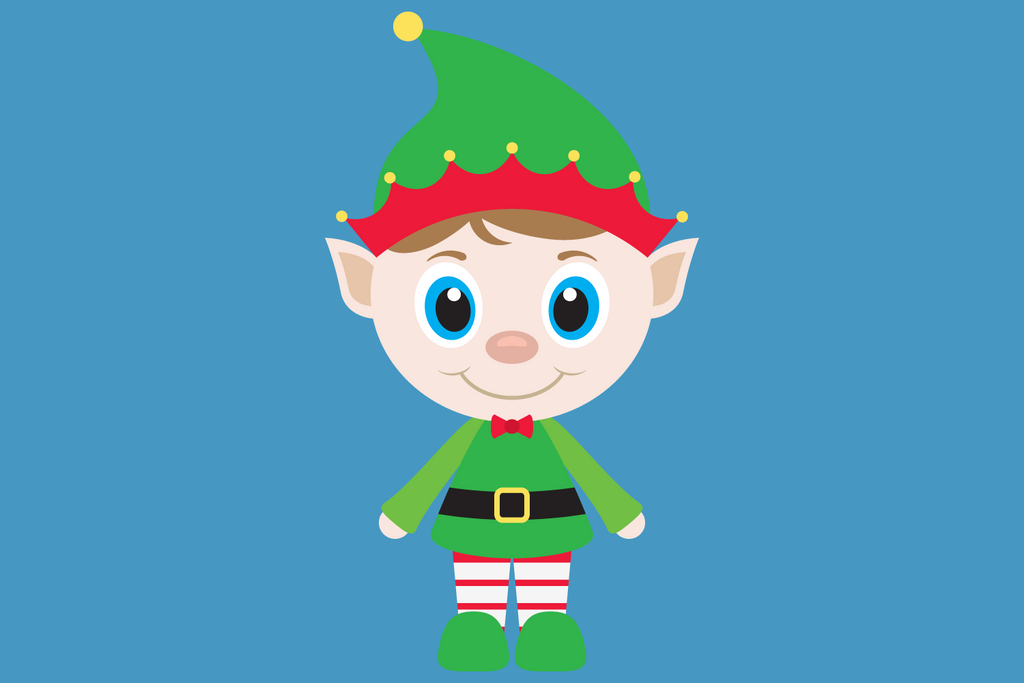 Cute Boy Elf | Christmas SVG - So Fontsy