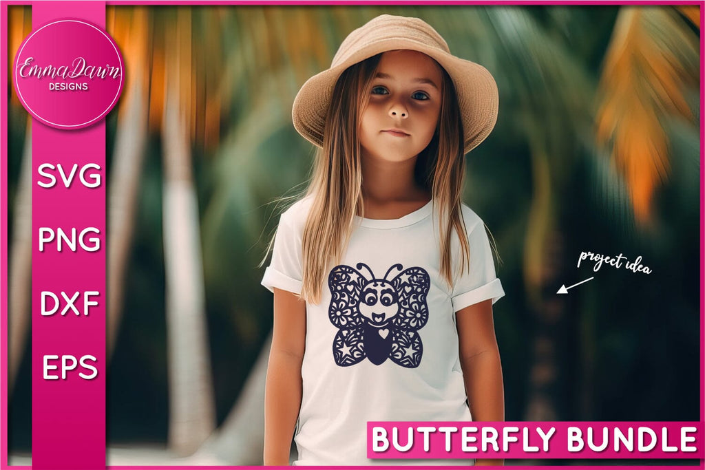 Cute Butterfly SVG Bundle - So Fontsy
