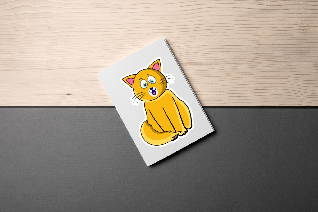 Cute Cats Cartoons Stickers Bundle - So Fontsy
