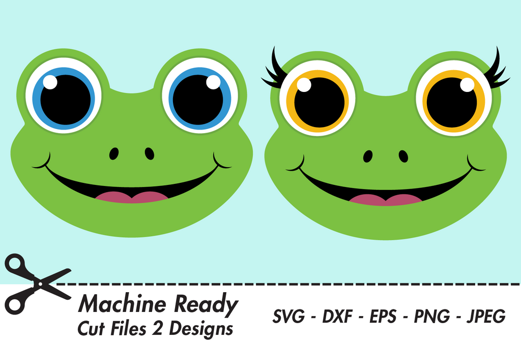 Cute Frog Faces | Woodland SVG - So Fontsy
