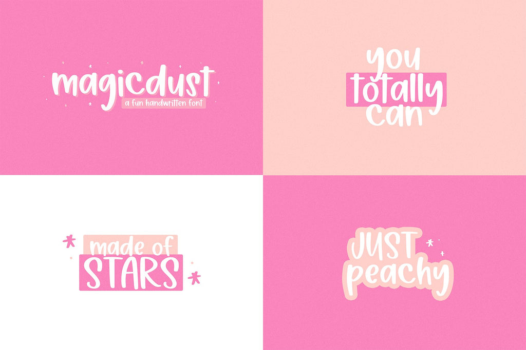Cute Handwriting Font Bundle - So Fontsy