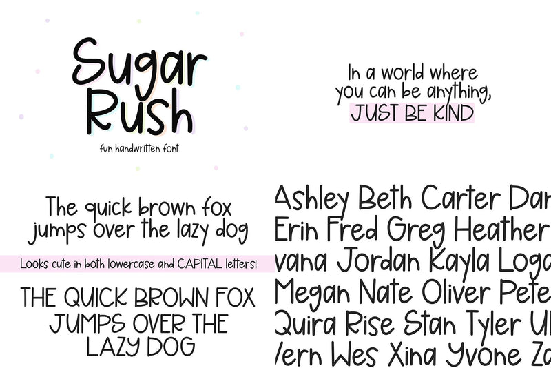 Cute Handwriting Font Bundle - So Fontsy