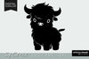 Cute Highland Cow SVG File For Cricut Baby Cow - So Fontsy