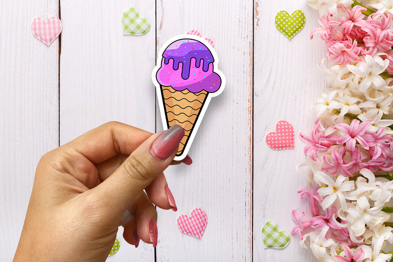 Cute Ice Cream Sticker Svg Bundle So Fontsy