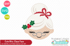 Cute Mrs. Claus Face - So Fontsy