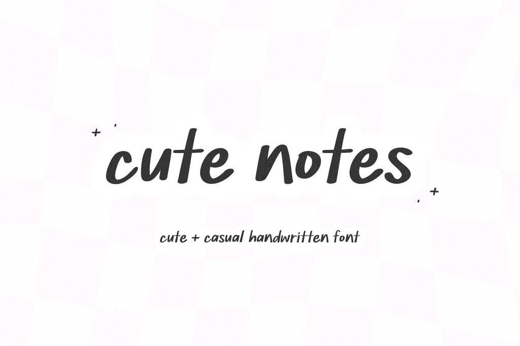 Cute Notes - Cute Handwritten Font - So Fontsy