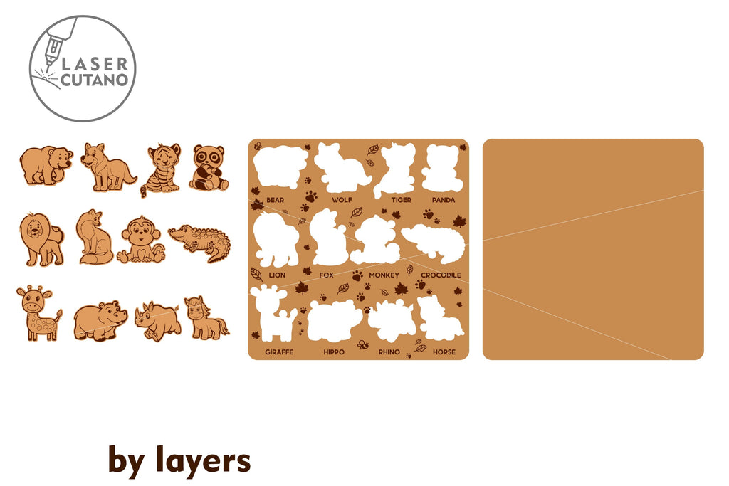 Cute Puzzle Bundle for Kids - So Fontsy