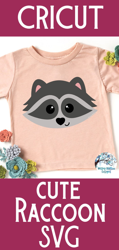 Cute Raccoon SVG - So Fontsy