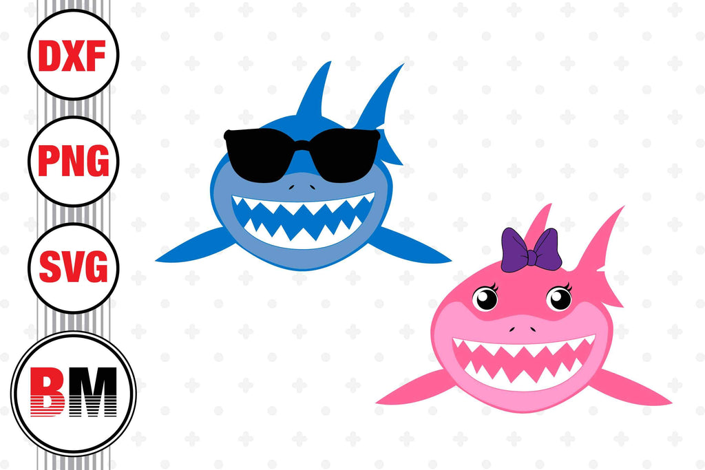 Birthday Boy Shark SVG, PNG, DXF Files - So Fontsy