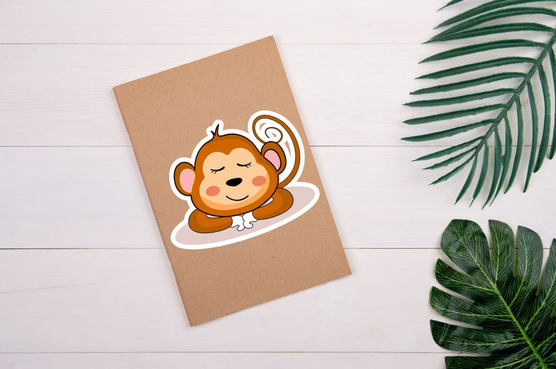 Cute Sleeping Animals Sticker Svg Bundle - So Fontsy