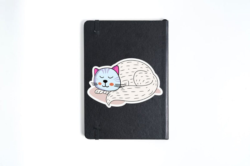 Cute Sleeping Animals Sticker Svg Bundle - So Fontsy