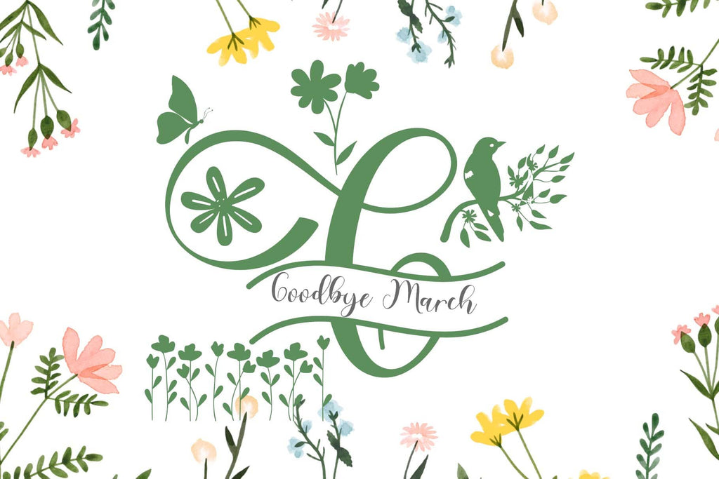Cute Spring Monogram - So Fontsy