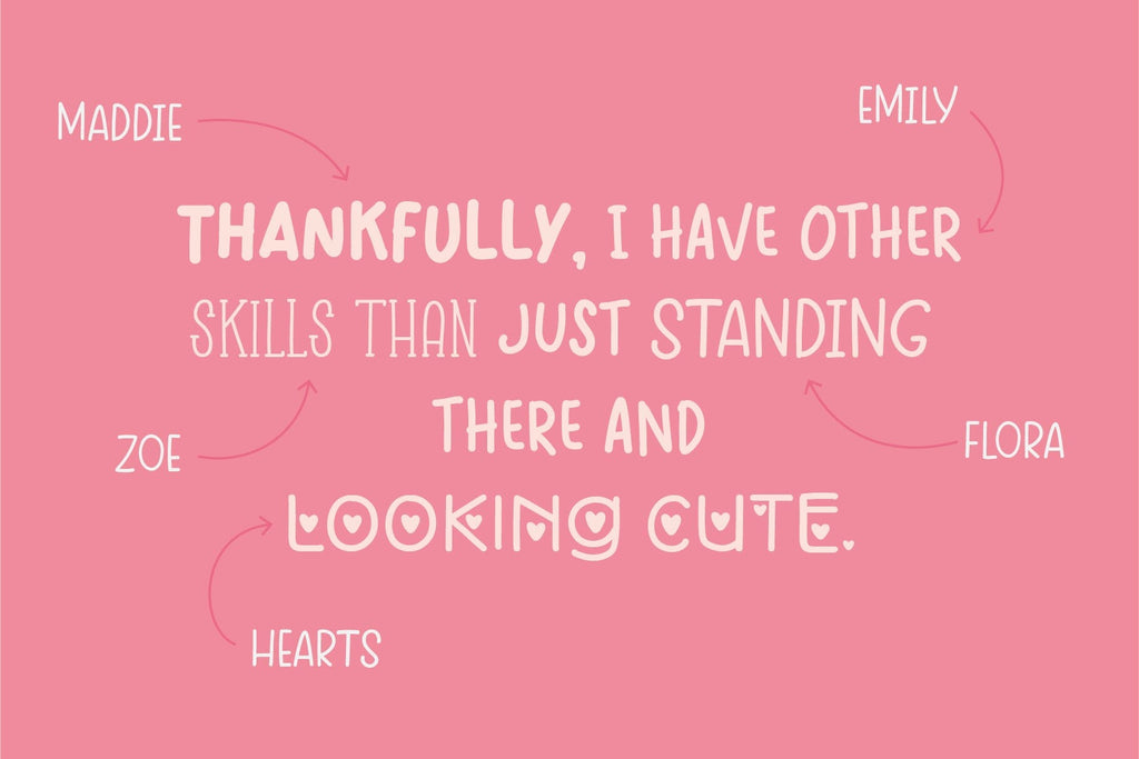 Cute Sticky Notes Font Bundle - So Fontsy